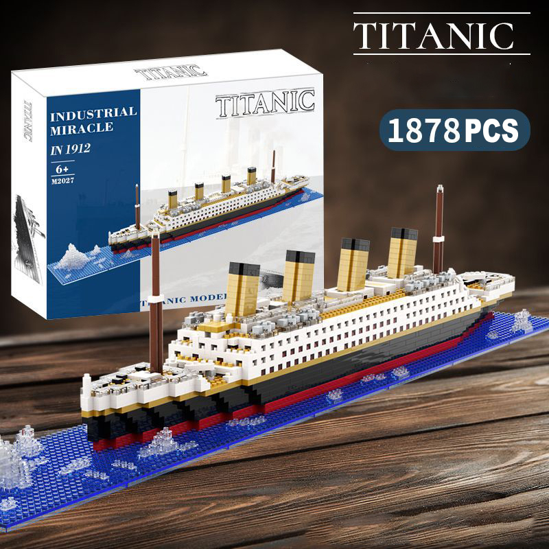 Titanic Building Blocks Assembled Toys Giant Boys and Girls Puzzle ...