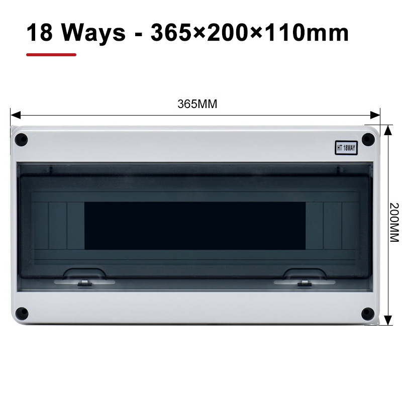 HT-2/5/8/12/15/18/24Plastic Waterproof Distribution Box MCB box HT Series Distribution Box ...