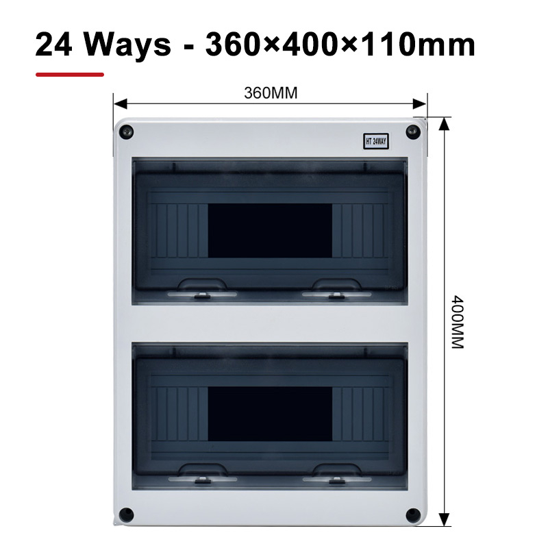 HT-2/5/8/12/15/18/24Plastic Waterproof Distribution Box MCB box HT ...