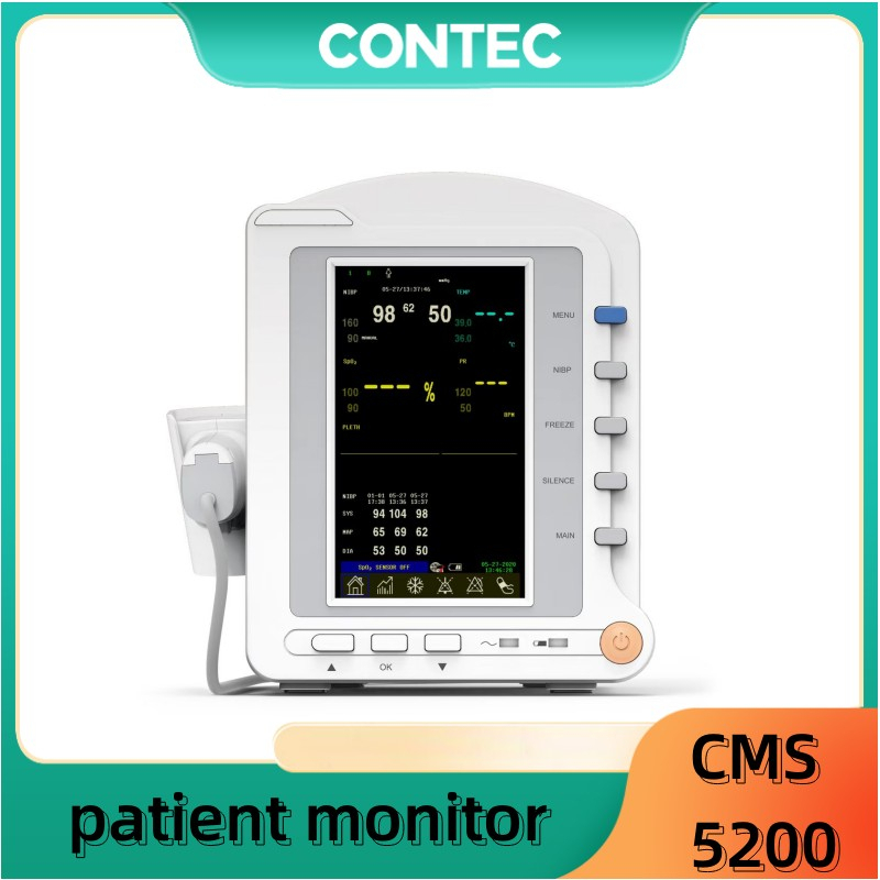 CONTEC CMS5200 patient monitor SpO2, PR, NIBP and TEMP Oxygen ...
