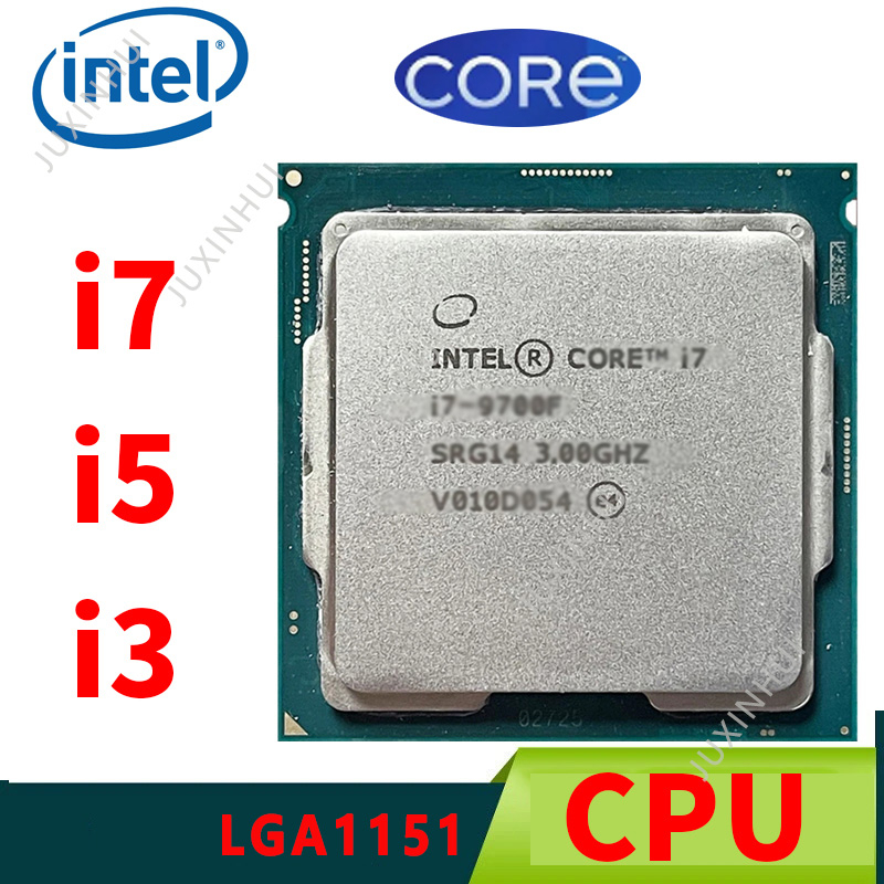 Intel Core i3 9100f 9100 i5 9400 9500 9400f 9600KF 9600k i7 9700k 9700F ...