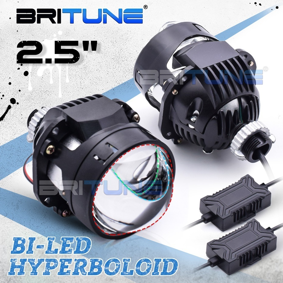 2.5 inch Hyperboloid 55W Bi-led Headlight Lenses Projector Lens WST ...