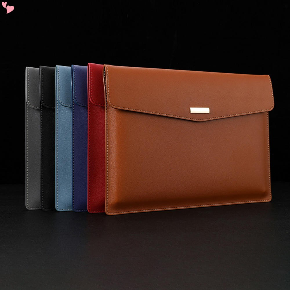 A4 Business Leather File Bag Large-capacity PVC Waterproof Storage Bag ...