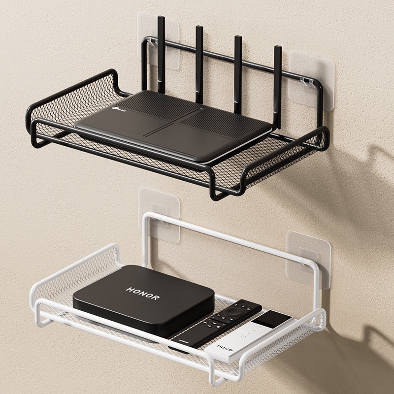 Router Placement Rack Perforation-Free Wall Projector Wall-Mounted Tv ...