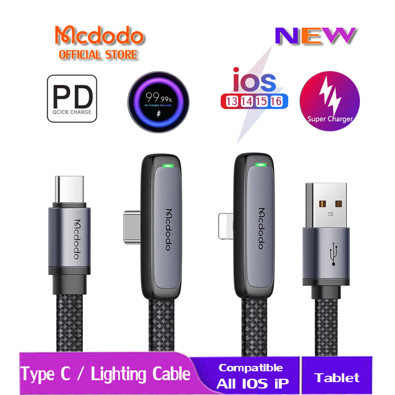 Mcdodo 100W USB to Type C 36W PD Fast Charging Cable Type C to ...