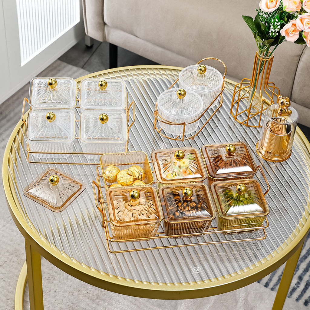 bekas kuih raya kedap udara Luxury Snack Dishes Multi Use Condiment ...