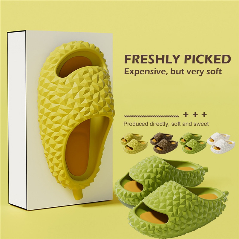 Durian Slippers Men's and Women's Indoor EVA Thick Slippers in Summer ...