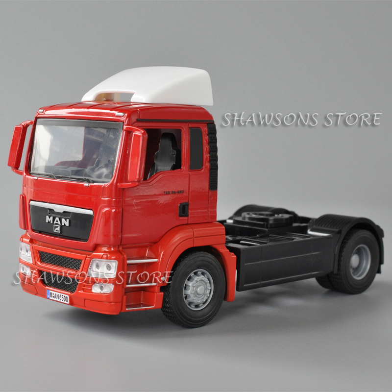 1:32 Scale Diecast Metal Truck Model Toys Man TGS 26.480 Tractor Vehicle Miniature Replica ...