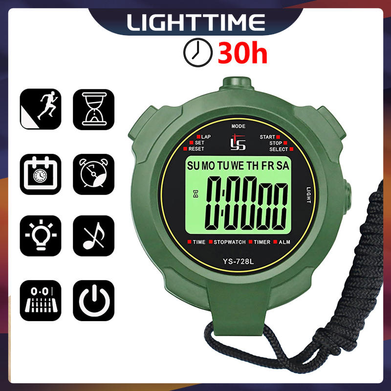 30h Stopwatch Timer Outdoor Sport Running Training Chronograph Timer 0 ...