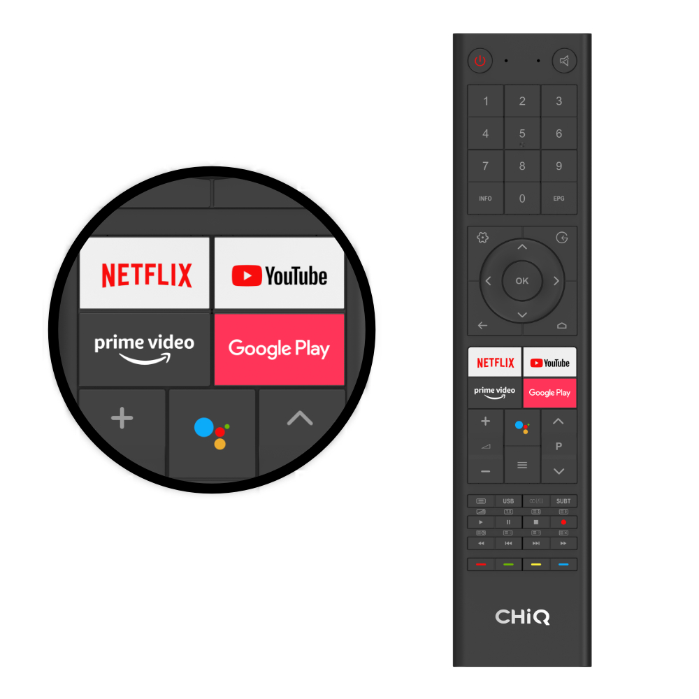 The new smart TV remote controller CHIQ Smart TV U55G7H U55H7A U58H7A ...