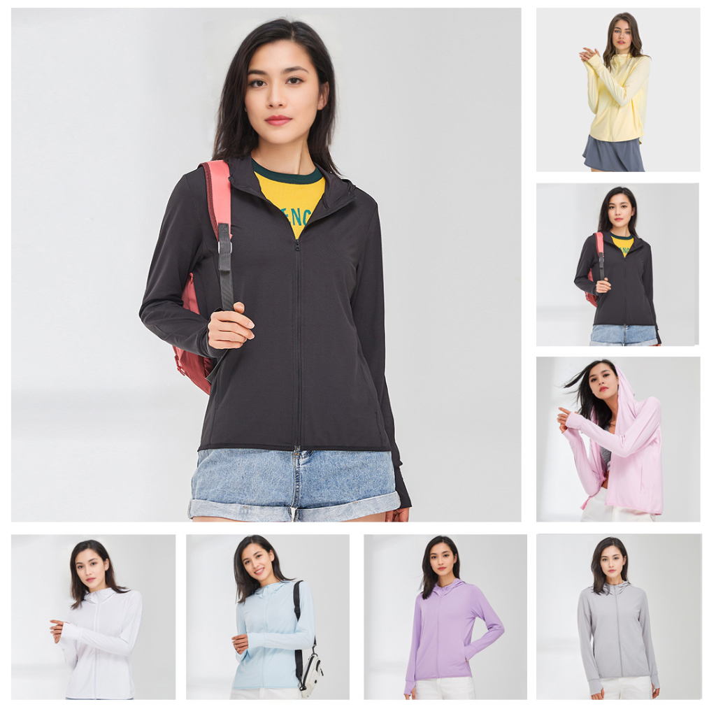 S-4XL Hat Coat UV Sun Protection Coats Long Sleeve Anti Ultraviolet Hooded Sportswear Light and ...