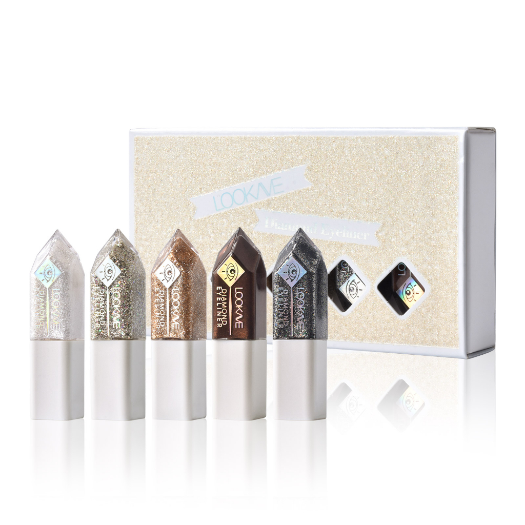 Lamuseland 10 Color Mini Pearlescent Diamond Liquid Eyeshadow Long ...