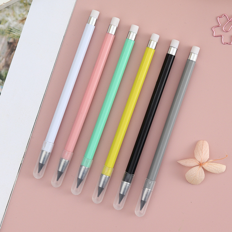 Creative Infinite Pen Inkless Pencil With Eraser | Shopee Malaysia