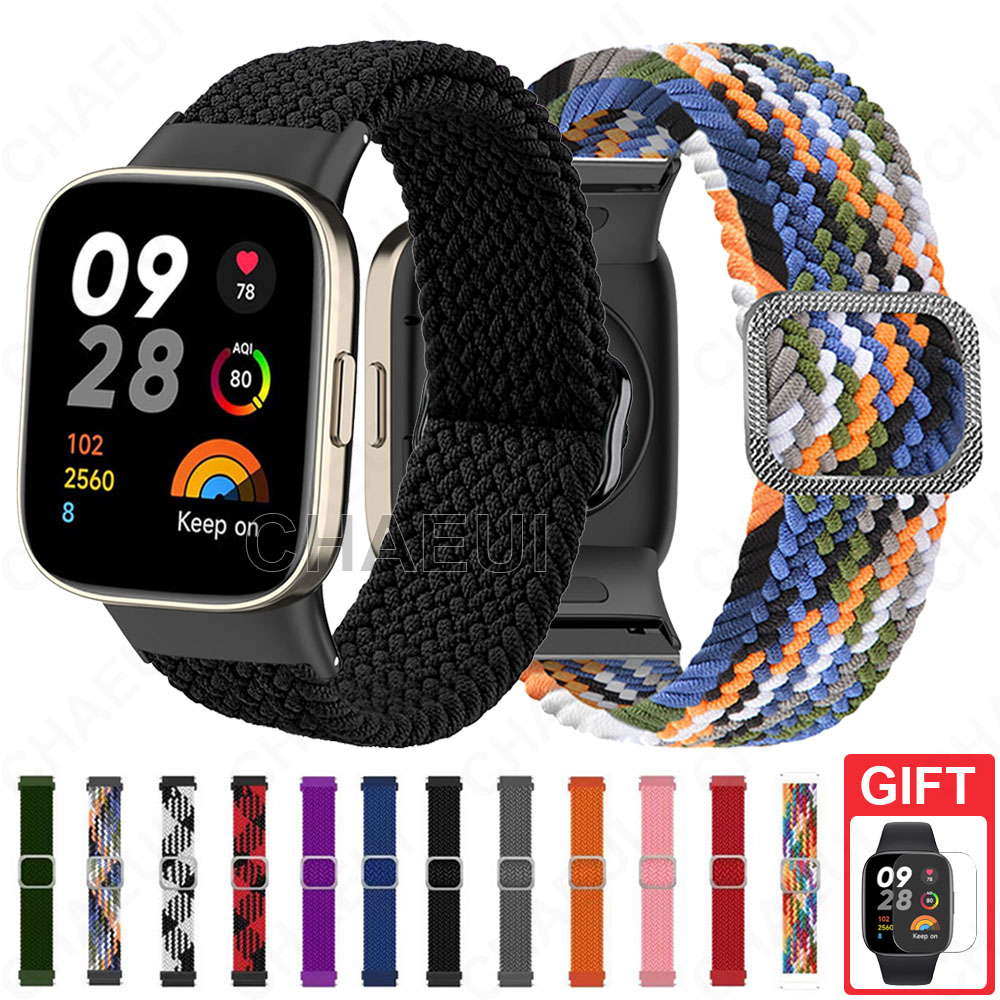 Nylon Strap Braided Bracelet Band for Redmi Watch 4 3 Active / Redmi Watch 5 Active Lite ...