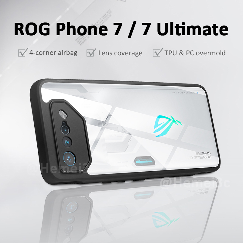 For ASUS ROG Phone 7 6 6D ROG7 Ultimate (Casing & Tempered Glass) No ...