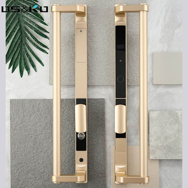 Digital Electronic Door Lock for sliding door with fingerprint passcode ...