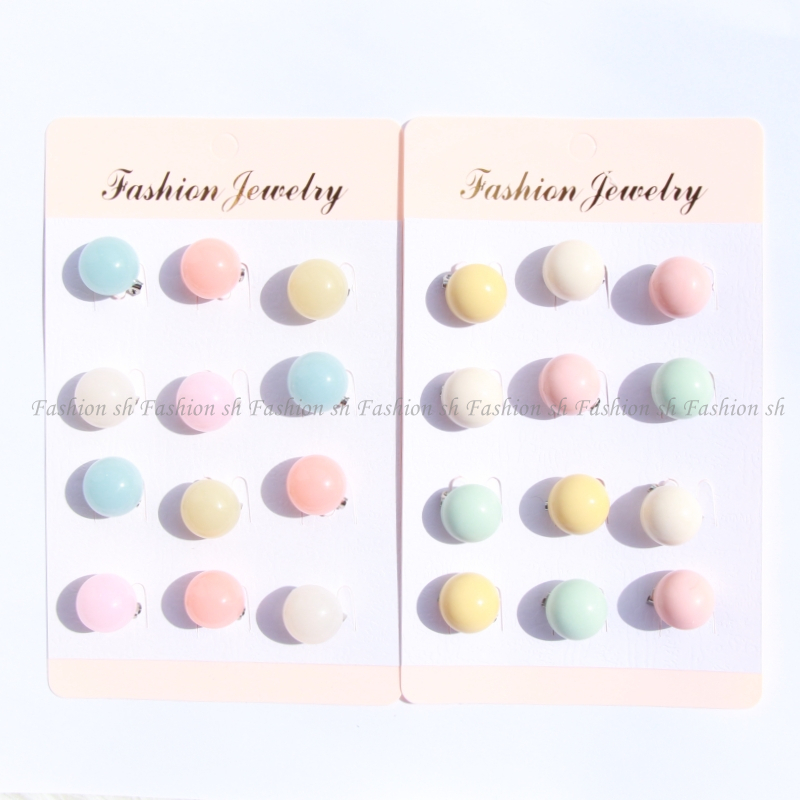 Hot selling jelly color macaron color matching brooch small needle ...