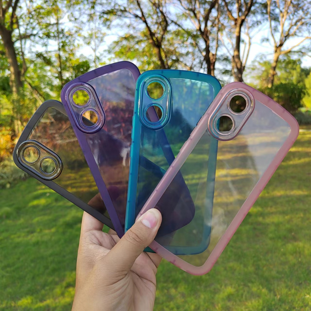 Candy Color Big Eyes Transparent Shockproof TPU Case VIVO 1906 1901 ...
