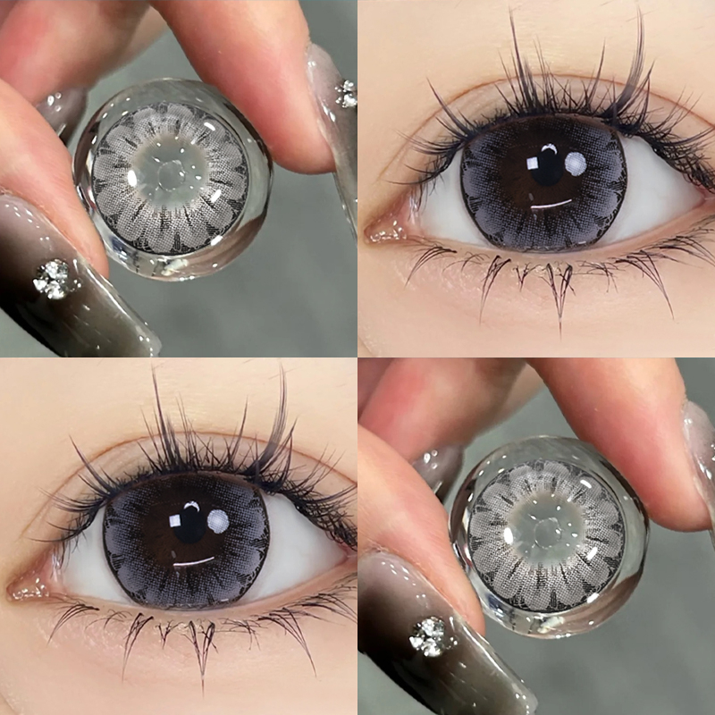 [Power Lens] Big Eyes 14.5MM Contact Lenses Myopia Contact Color Lenses ...