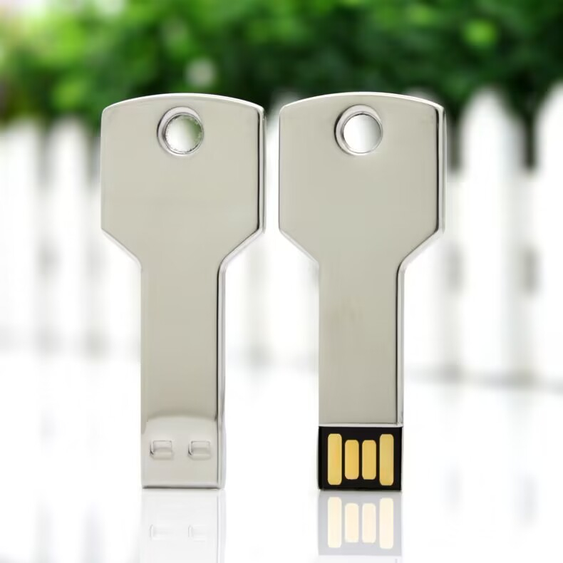 Metal Key Flash Drive Waterproof Pen Memory Stick USB 2.0 Portable Mini ...