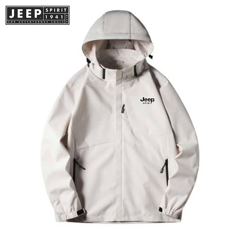 JEEP SPIRIT 1941 ESTD Spring And Autumn Waterproof Single Layer Charge ...