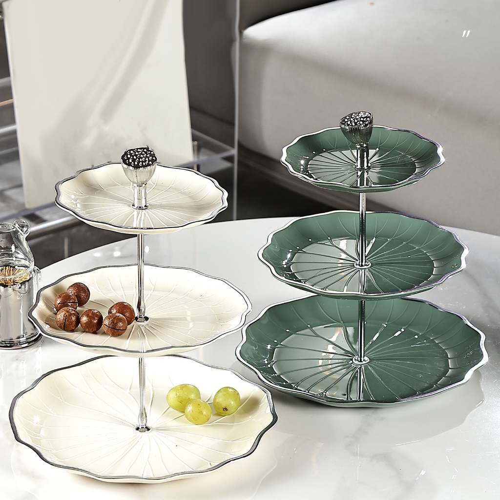 [DolitybdMY]2/3 Tier food rack stand Cupcake Stand for Display Fruits ...