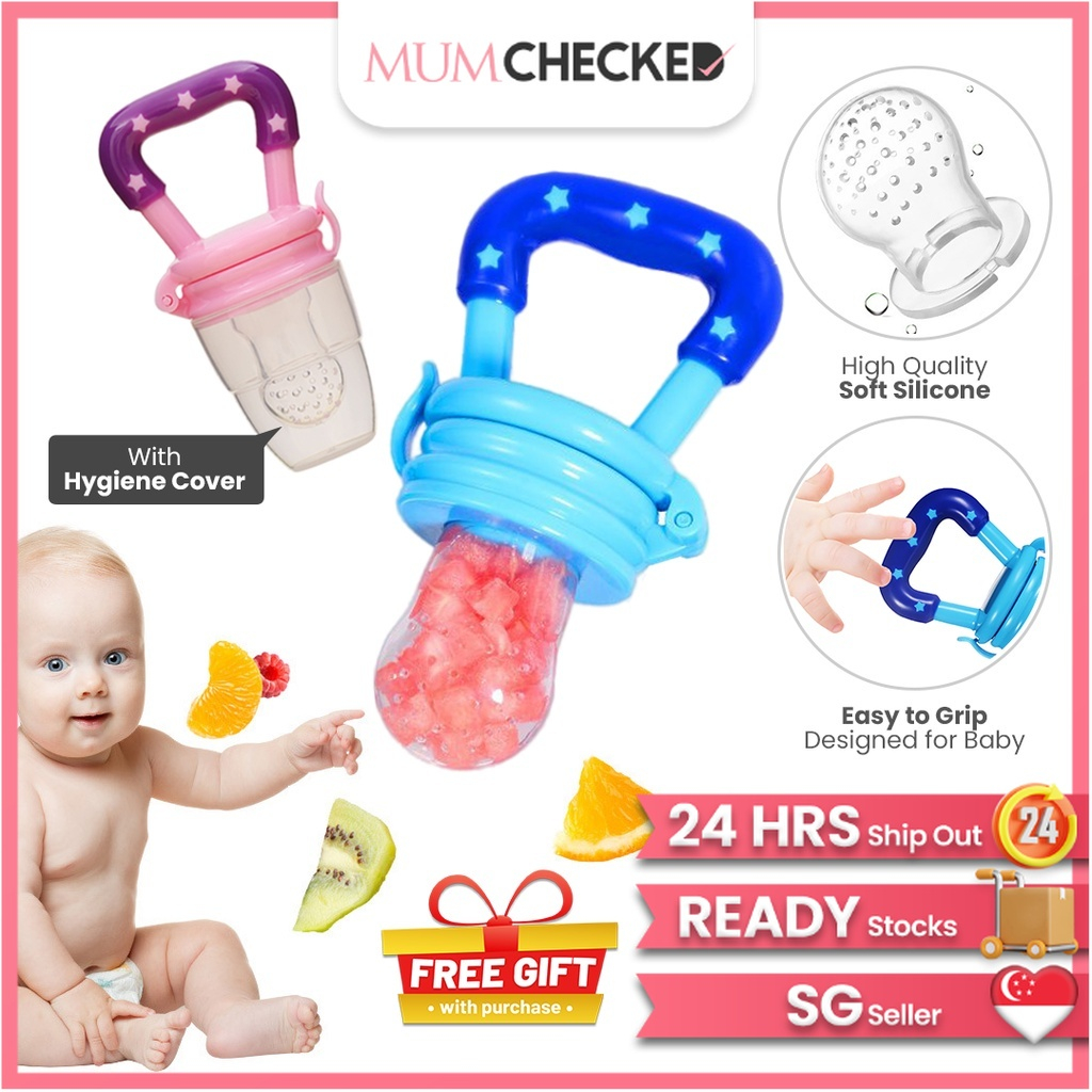 Silicone Baby Fruit Food Feeder Fruit Pacifer Feeding Tools BPA FREE ...