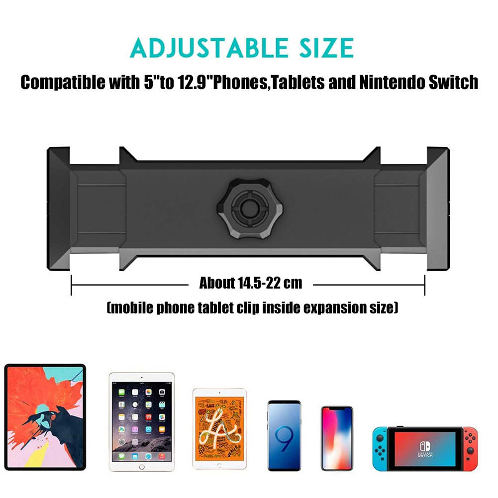 Phone holder clip tablet clip stretch 5-12.9 inch portable 17mm support ...
