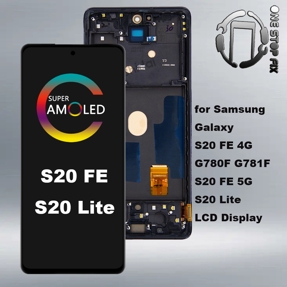Original 6.5" For Samsung Galaxy S20 FE LCD Display S20 Lite LCD G780F ...