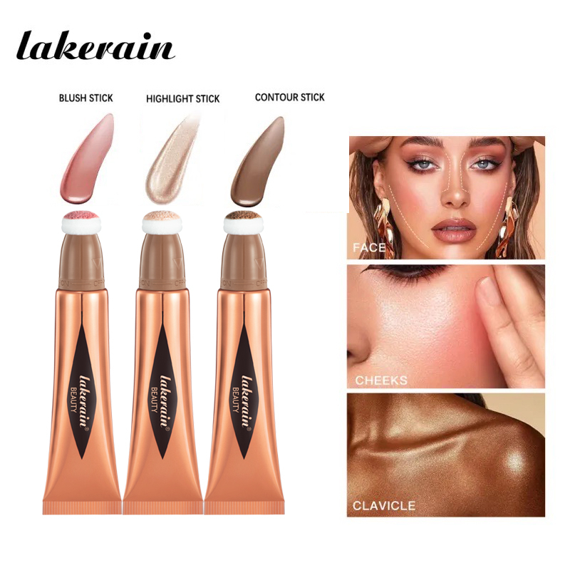 Lakerian Liquid Contour Stick With Cushion Applicator (3 Pcs) | Shopee ...
