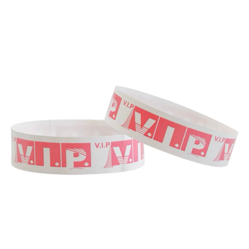 100pcs*VIP paper wristband sticker sythetic hang label meeting concert ...