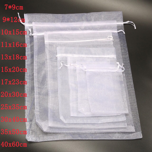 TAROW Reusable Netting Bags Mosquito Bug Insect Bird Nylon Net Barrier ...