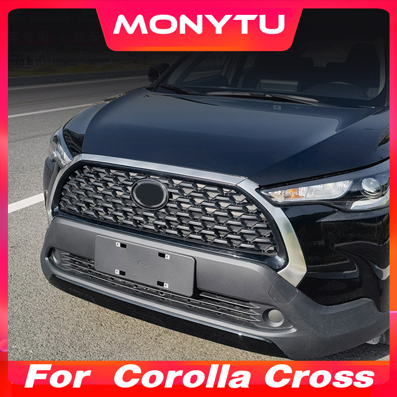 For Toyota Corolla Cross Body Kit Stainless Steel Front Grille Guards ...