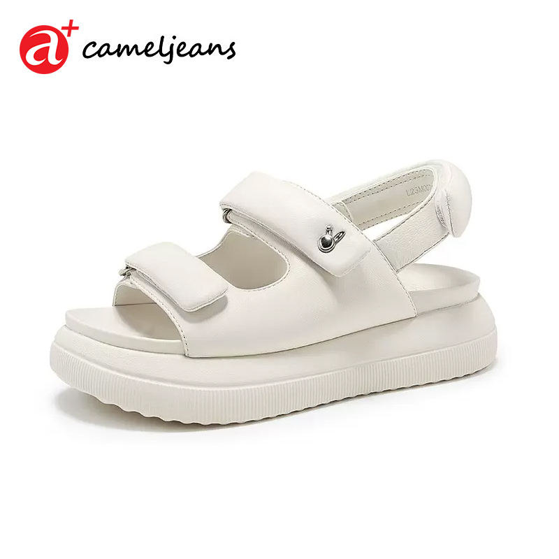 Cameljeans Women's Sandals Thick Sole Increased Soft Fashion Daily ...