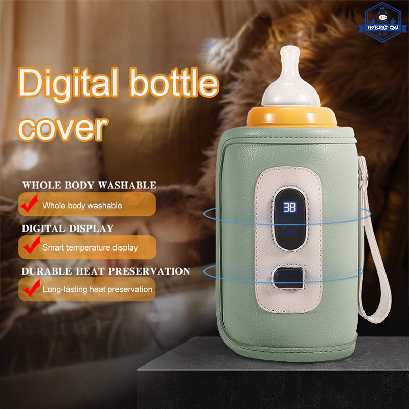 🚚USB Milk Bottle Warmer Infant Bottle Portable Heat Keeper Formula Milk ...