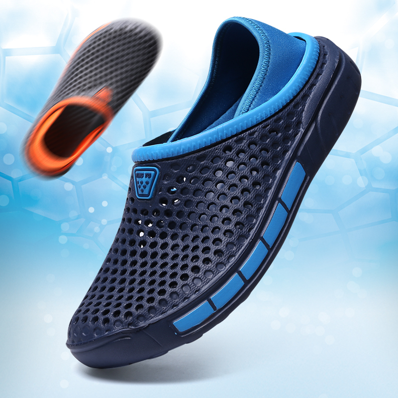Men's driving sandals 2023 summer new soft bottom fashion one foot ...