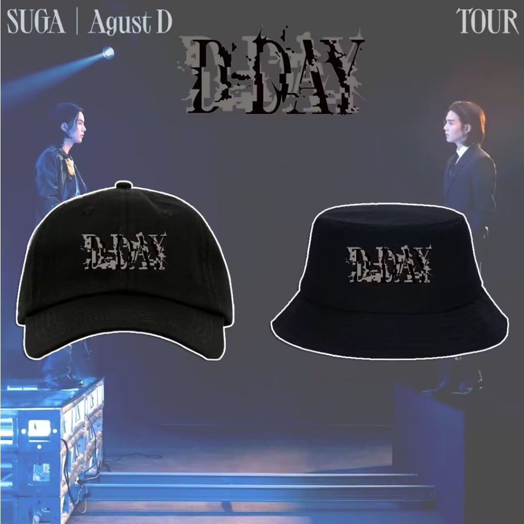 KPOP Bangtan Boys AGUST D D-DAY Baseball Cap Fisherman's Cap | Shopee ...