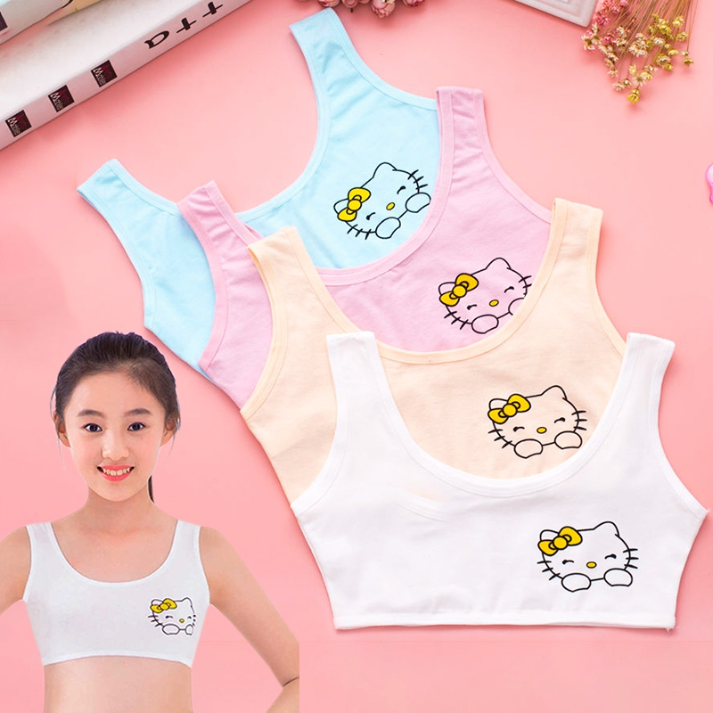 10-15 Y Kids Sport Bra Girls Bra Developmental Training Bra Student ...