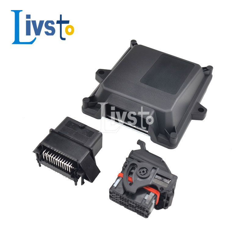 1 sets kits automotive plastic 48 pin way ecu enclosure box with molex ...