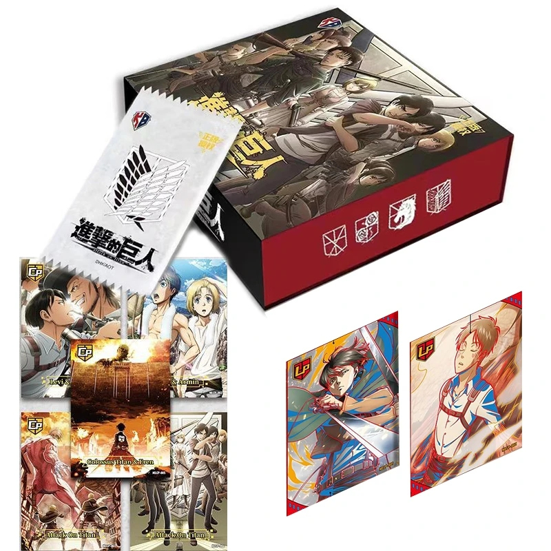 Anime Attack on Titan Character Collection Cards Ultra Rare LP SKP SSP ...
