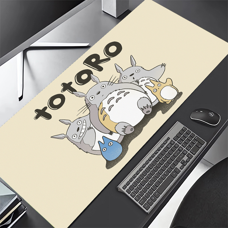 Totoro Spirited Away Mouse Pad Large Cartoon Cute Gamer Desk Mat Kawaii ...