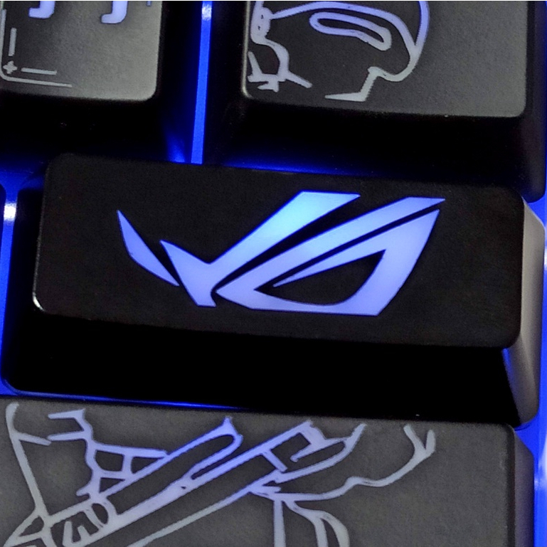 R ROG Backlight Keycap esc+enter Key 2.25 U R2 Prodigal Eye Unique ...