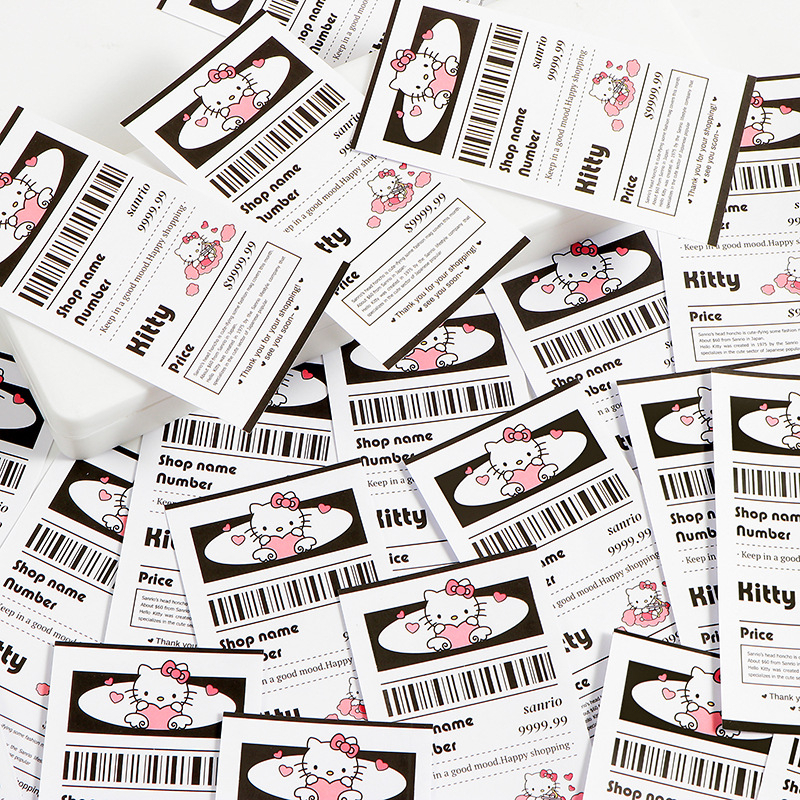 20PCS Kawaii Sanrio Labels Sealing Sticky Stickers Cute Hello Kitty ...