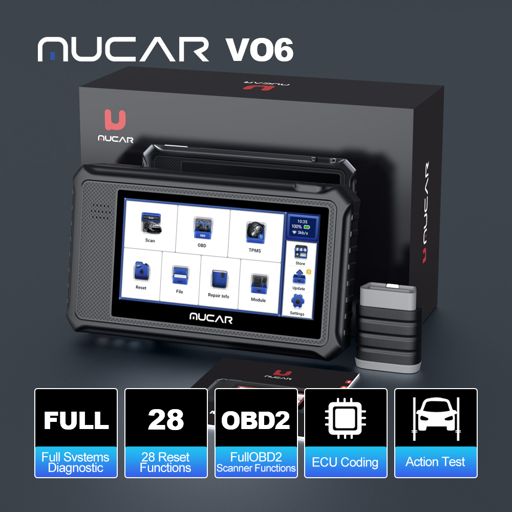 MUCAR VO6 OBD2 Scanner 28 Special Functions 2025 New Bidirectional Scan ...