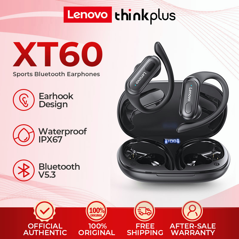 Lenovo XT60 Sport Headset Wireless Earphone Bluetooth 5.3 TWS ...