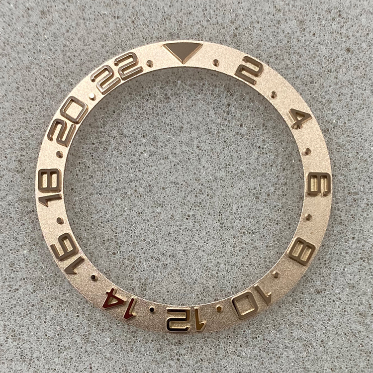 38MM GMT Convex Letter Watch Bezel Ceramic Oblique Mouth Ring Inner ...