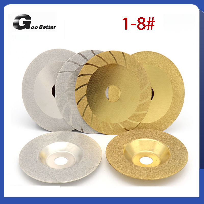 Diamond grinding disc gold/silver cutting blade glass ceramic polishing ...