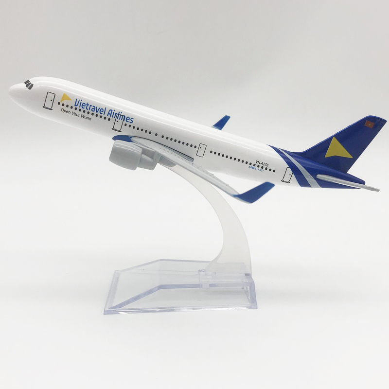 Yalinda Vietravel Airlines A321 Aircraft Model 16cm Die-cast Metal ...