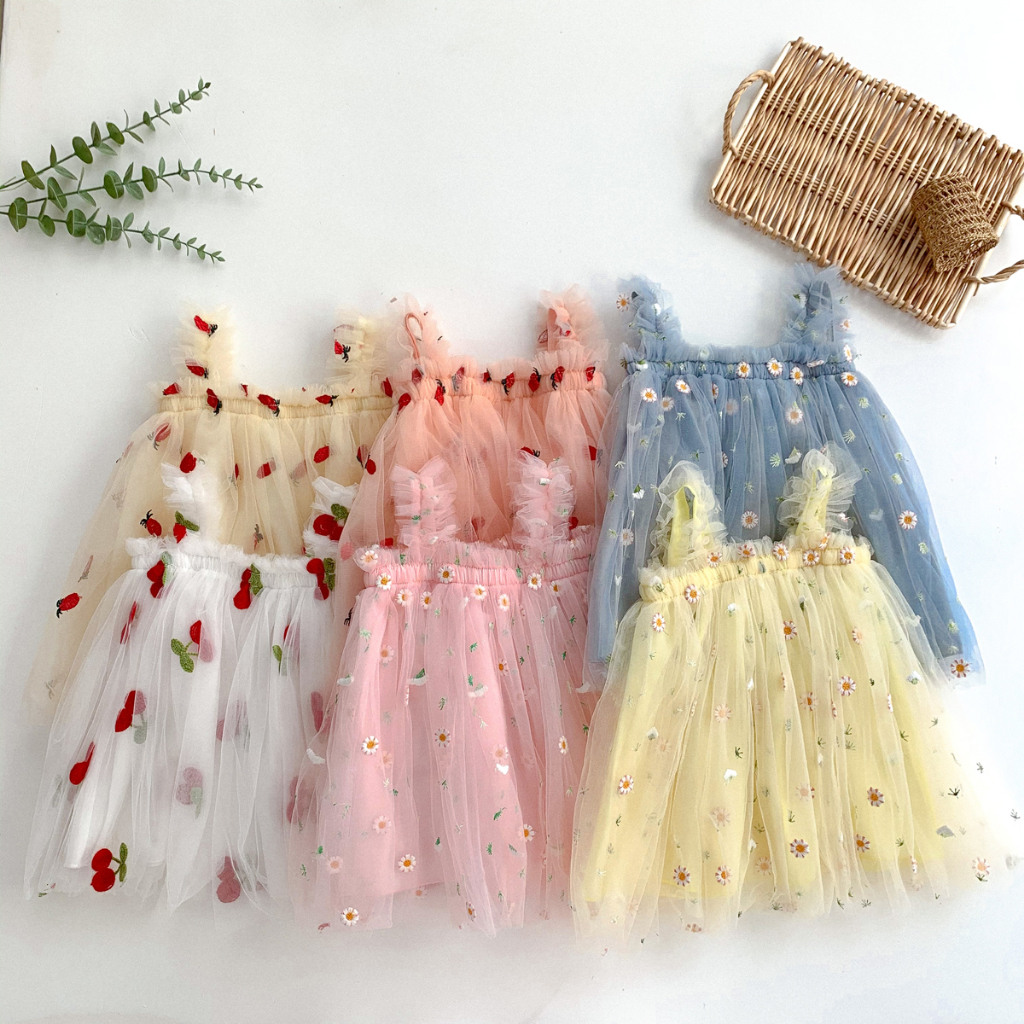 Summer Baby Girl Mesh Dress Kid for Girl Affordable and Exquisite Small ...