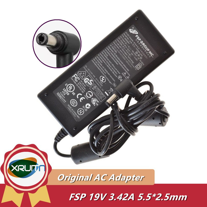 Genuine FSP 19V 3.42A 65W AC Adapter Charger For Intel NUC Kit Mini PC ...